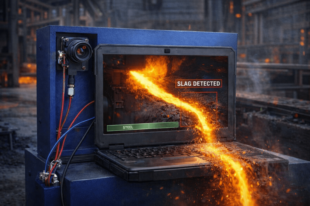 سامانه هوشمند تشخیص سرباره (Slag Detector) | شرکت فنی و مهندسی درصا